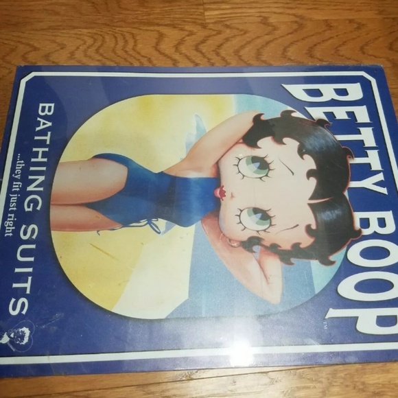 Wall Decor | Betty Boop Bathing Suit Sign | Poshmark